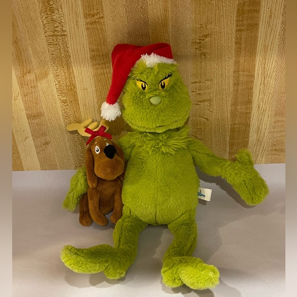 Dr. Seuss | Toys | Dr Seuss Grinch And Max Plush Manhattan Toy | Poshmark
